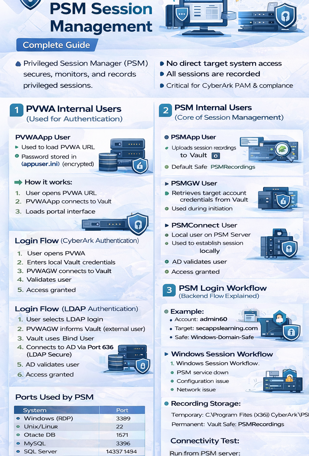 CyberArk PSM Session Management: Complete Guide (Workflow, Internal ...